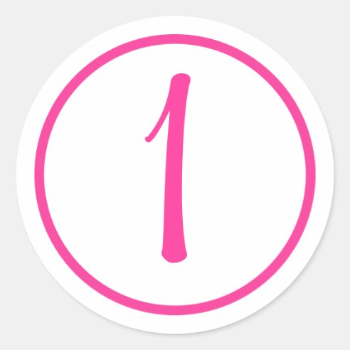 Number 1 Stickers - 100% Satisfaction Guaranteed | Zazzle