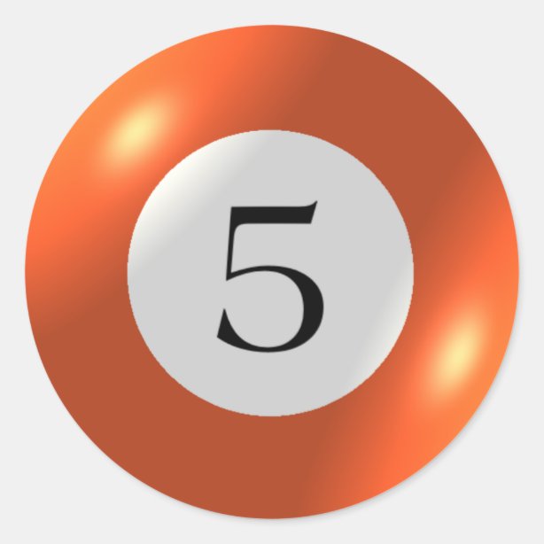 Billiard Ball Stickers | Zazzle