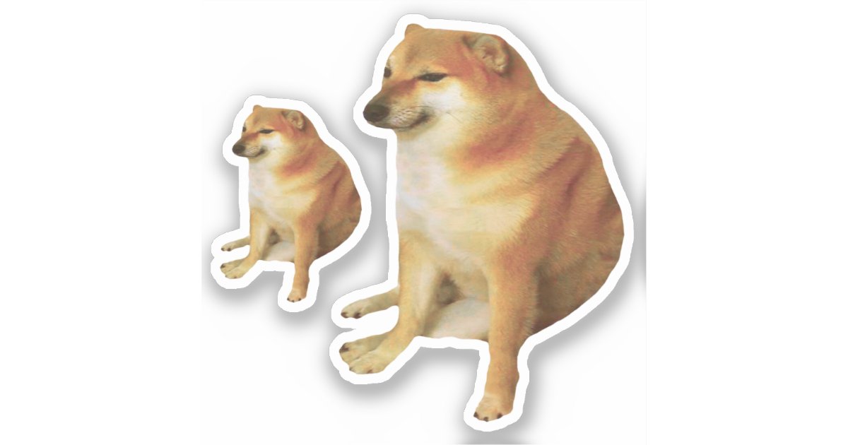 Stickers Cheems Meme | Zazzle