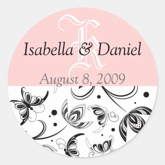 Stickers For Wedding Invitations | Zazzle
