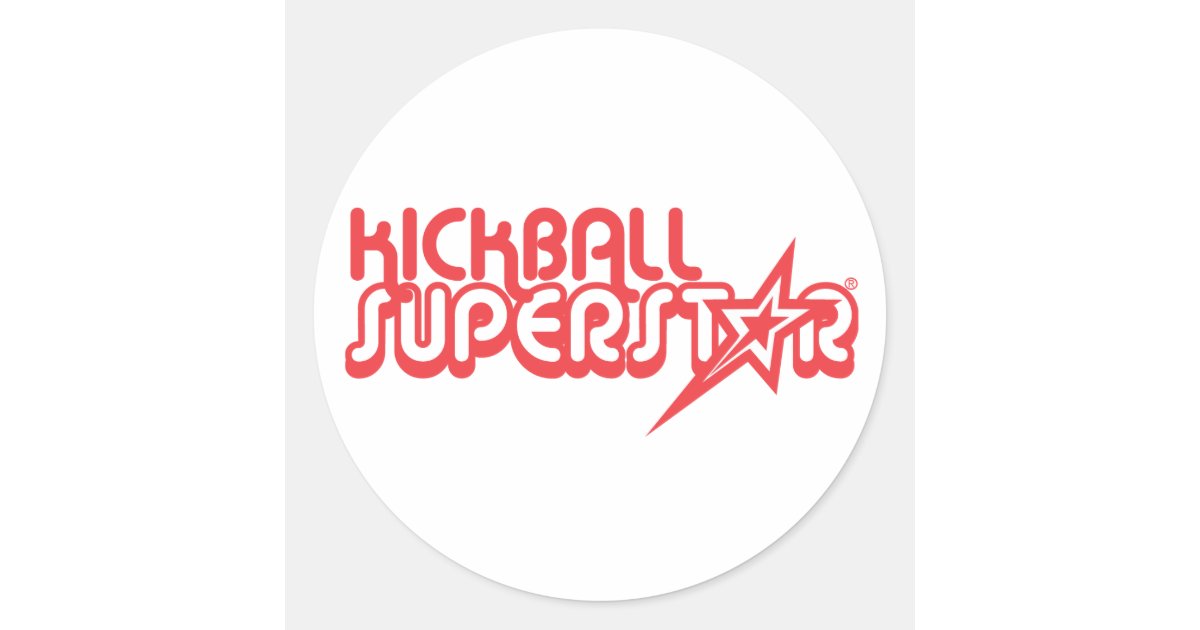 Stickers - Kickball Superstar | Zazzle