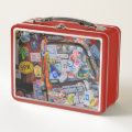 Stickers Metal Lunch Box | Zazzle