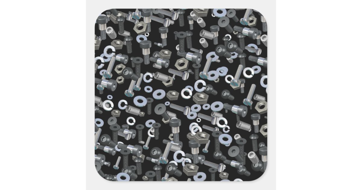Stickers - Nuts and Bolts | Zazzle