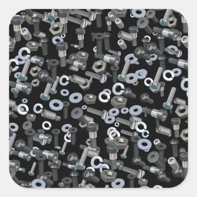 Stickers - Nuts and Bolts | Zazzle