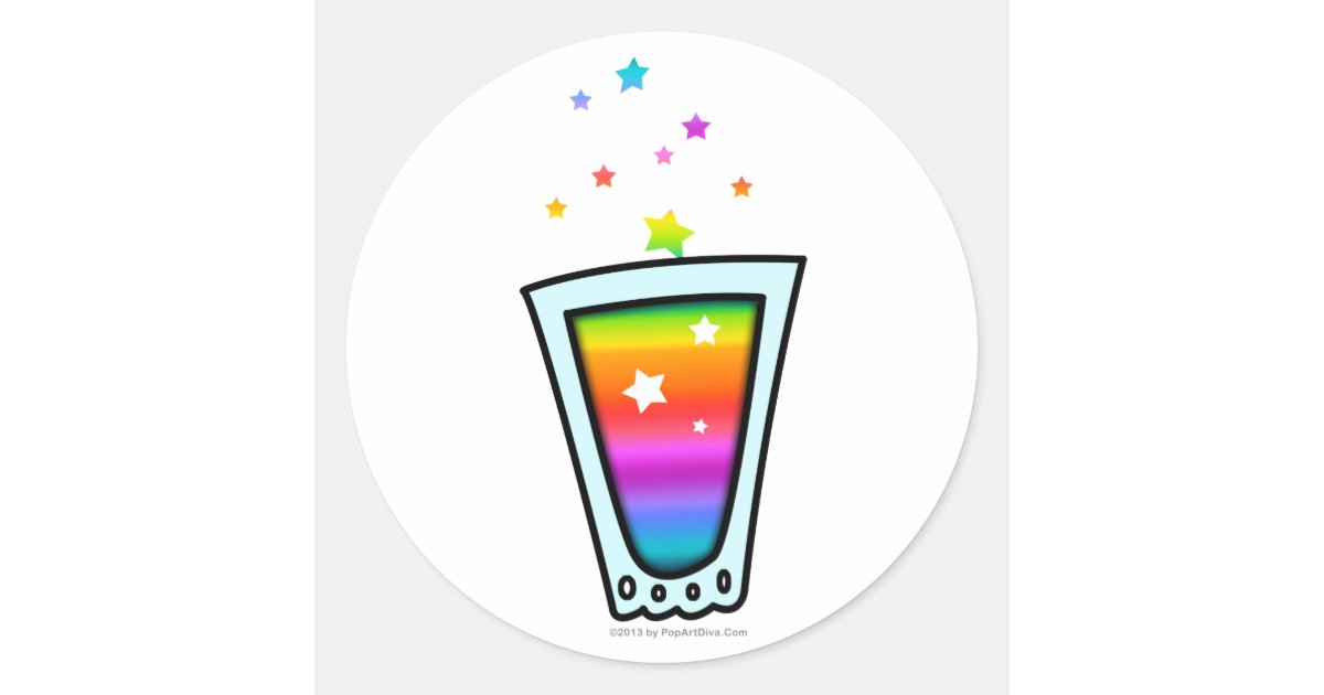 STICKERS - SHOT GLASS | Zazzle
