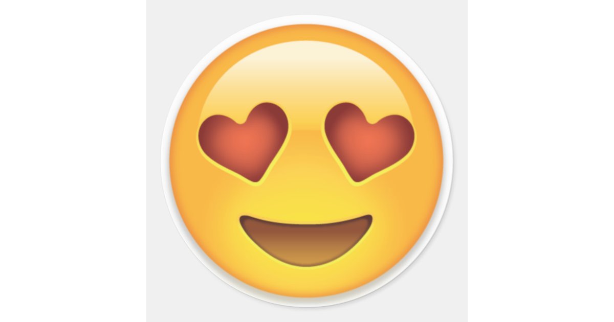 Stickers , Stickers , Emoji love | Zazzle