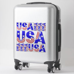 Stickers - USA in Stars and Stripes | Zazzle