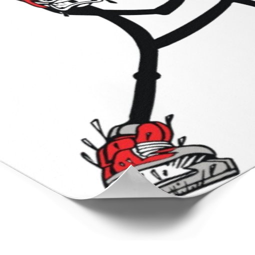 StickMan Poster | Zazzle