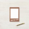 Sticky Notes with Brick Wall and Custom Text | Zazzle
