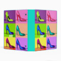 Stiletto Pumps, High Heels Poster Art Mini Binder | Zazzle
