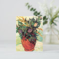 Still Life Flower and Thistles, Van Gogh Fine Art Postcard | Zazzle