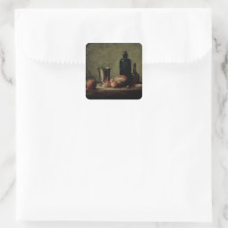 Still-life Square Sticker | Zazzle