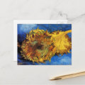 Still Life Two Cut Sunflowers by Vincent van Gogh Postcard | Zazzle