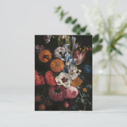 Still Life with Bouquet of Flowers | Johan Johnsen Postcard | Zazzle