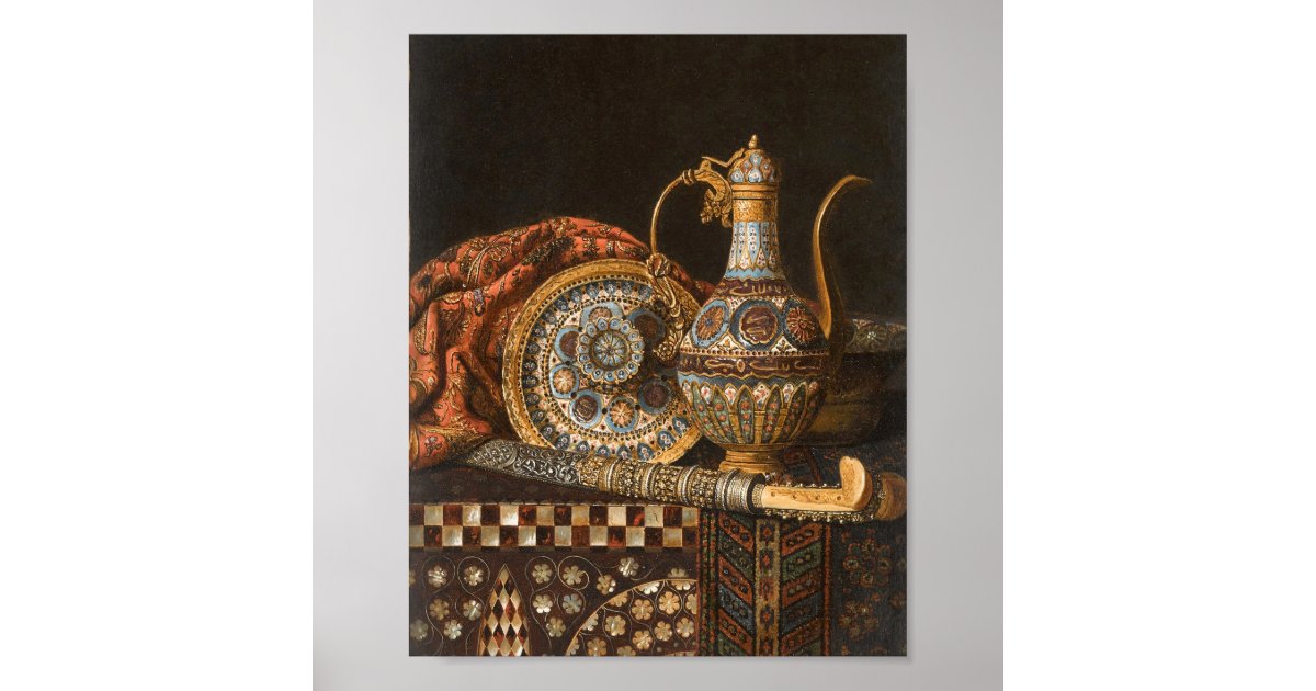 Still Life with Coffee Pot | Max Schödl Poster | Zazzle