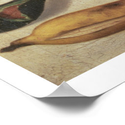 Still Life with Fruit and Toad Poster | Zazzle