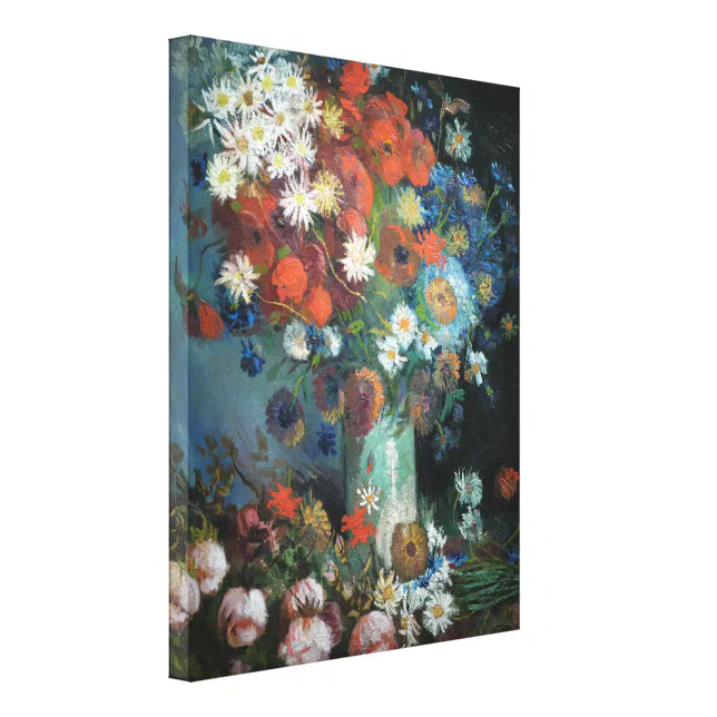 Still Life with Meadow Flowers | Vincent Van Gogh Canvas Print | Zazzle