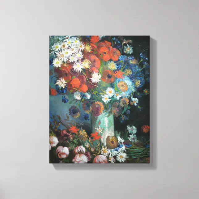 Still Life with Meadow Flowers | Vincent van Gogh Canvas Print | Zazzle