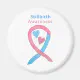 Stillbirth Awareness Ribbon Heart Art Magnet | Zazzle
