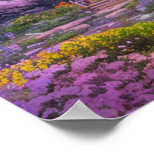 Stillness and Grace in the Japanese Shrine Poster | Zazzle