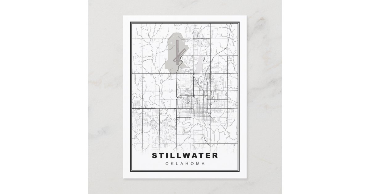 Stillwater Map Postcard | Zazzle