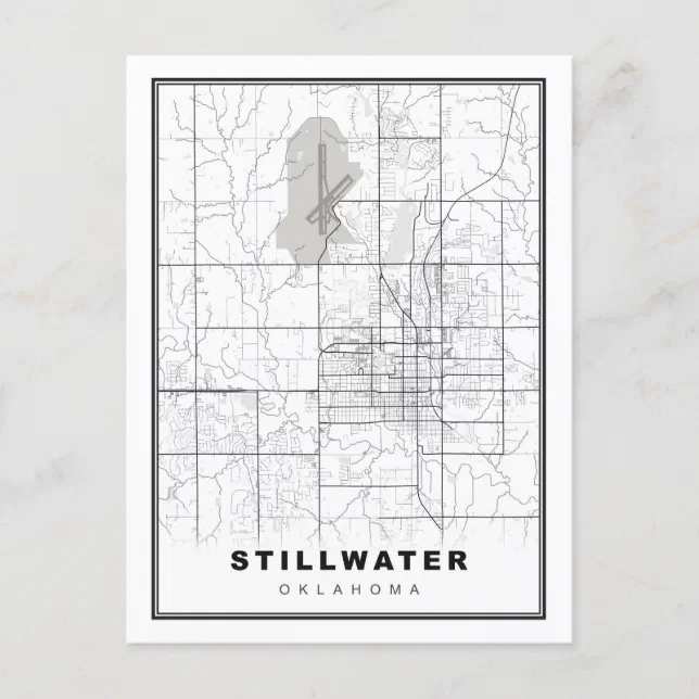Stillwater Map Postcard | Zazzle