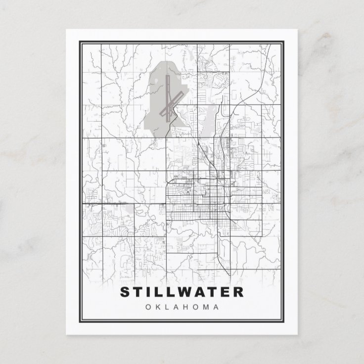 Stillwater Map Postcard | Zazzle