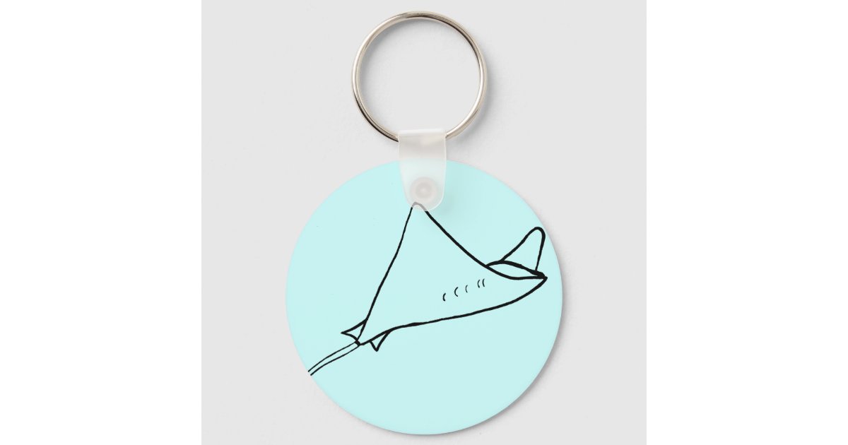 Stingray Keychain | Zazzle