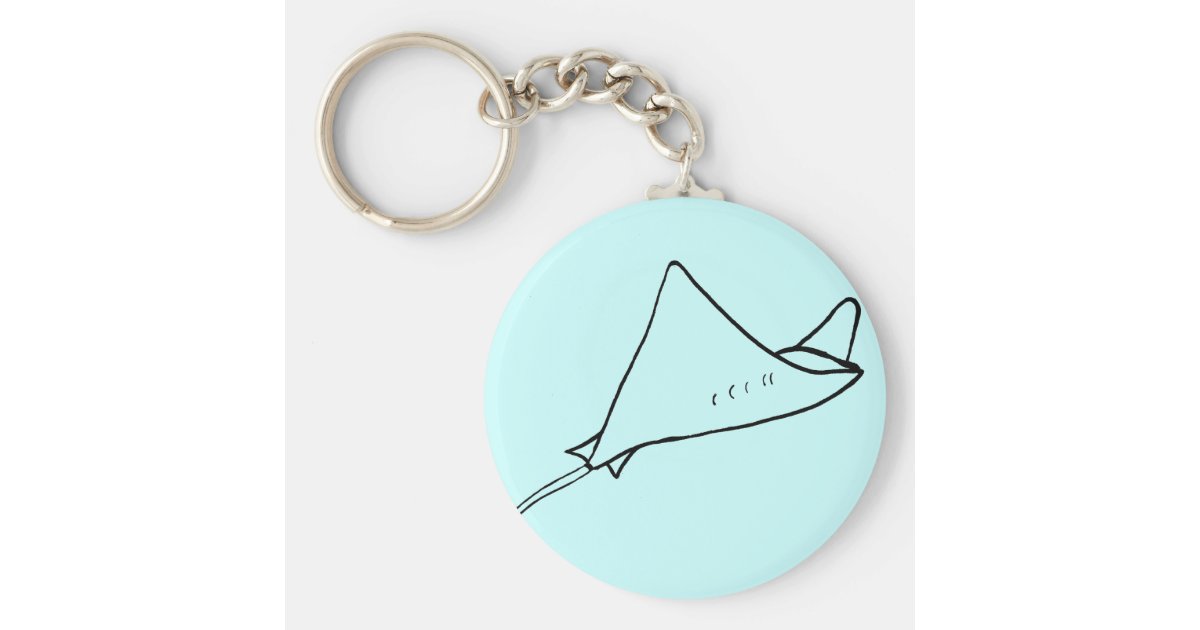 Stingray Keychain | Zazzle