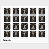Stink Ape Wipe Out Square Sticker | Zazzle