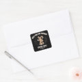 Stink Ape Wipe Out Square Sticker | Zazzle