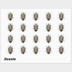 stink bug classic round sticker | Zazzle