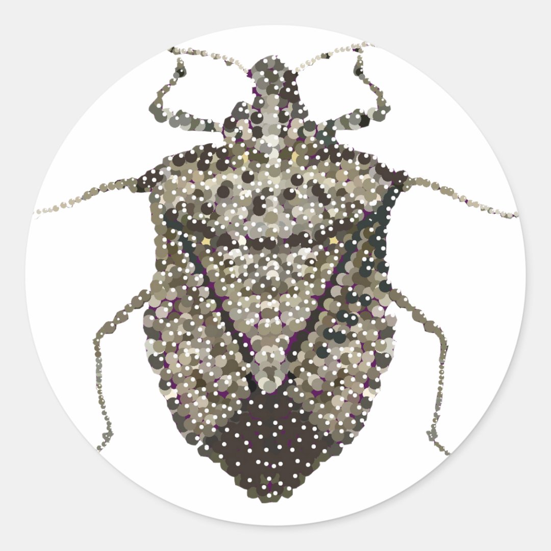 stink bug classic round sticker | Zazzle