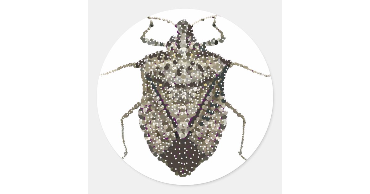 stink bug classic round sticker | Zazzle