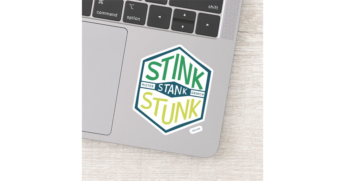 Stink Stank Stunk Badge Sticker | Zazzle