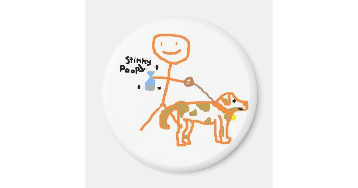 Stinky Poop Magnet | Zazzle
