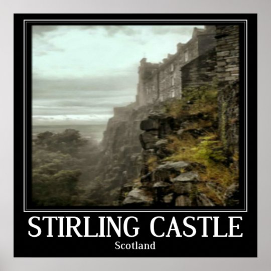 Stirling Castle Scotland Poster Art | Zazzle.com