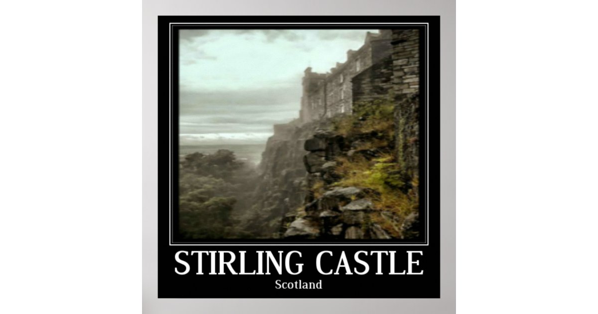 Stirling Castle Scotland Poster Art | Zazzle