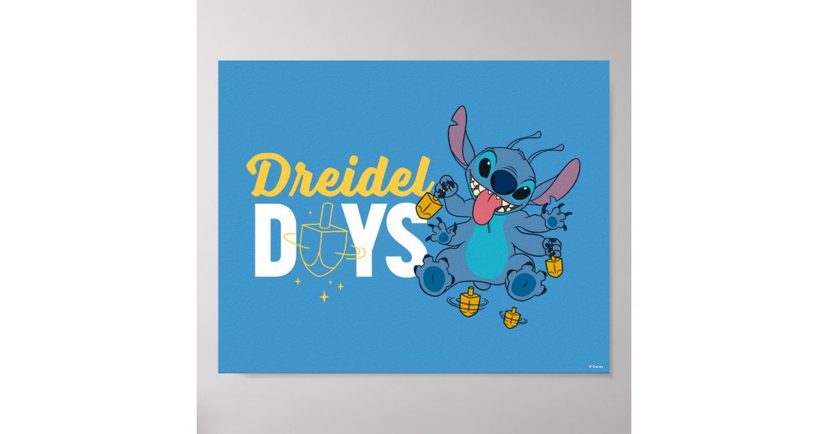 Stitch | Dreidel Days Poster | Zazzle
