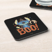 Stitch Halloween Boo Beverage Coaster | Zazzle