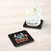 Stitch Halloween Boo Beverage Coaster | Zazzle