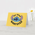 Stitch | Oh Yeah Whatever Card | Zazzle