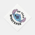 Stitch | Oh Yeah Whatever Napkins | Zazzle