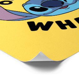 Stitch | Oh Yeah Whatever Poster | Zazzle