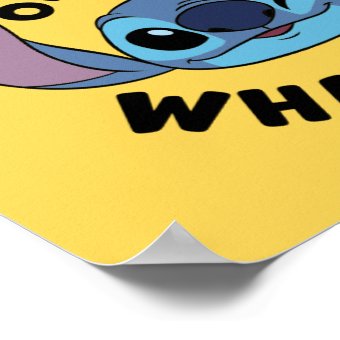 Stitch | Oh Yeah Whatever Poster | Zazzle