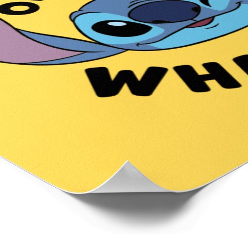 Stitch | Oh Yeah Whatever Poster | Zazzle