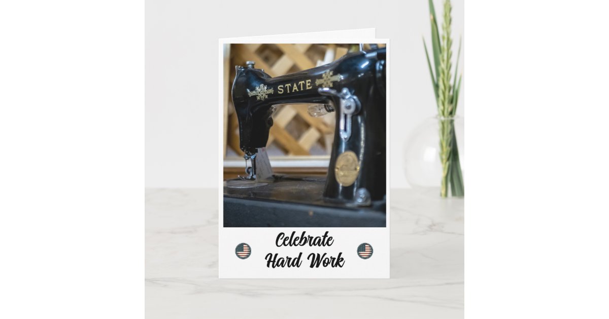 Stitching Together Appreciation - Labor Day Card | Zazzle