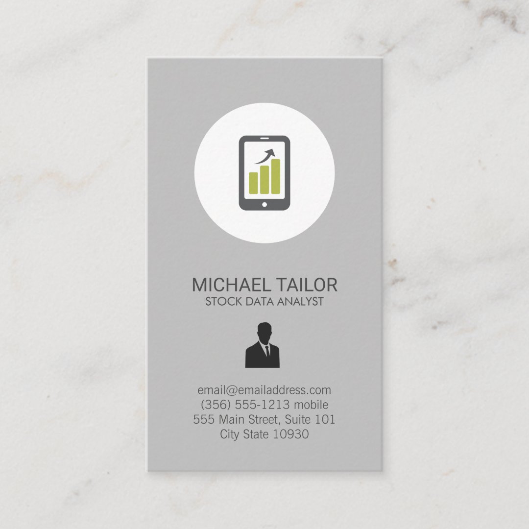 Stock Analyst Business Card | Zazzle