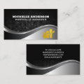 Stock Broker | Finance | Gold Stock Chart Business Card | Zazzle
