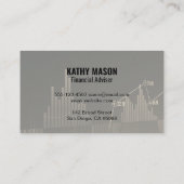 Stock Broker | Investments | Stock Market Graph Business Card | Zazzle